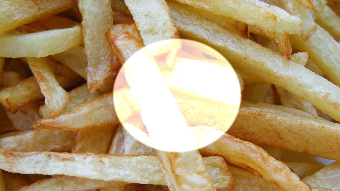 What is a serving size of french fries?