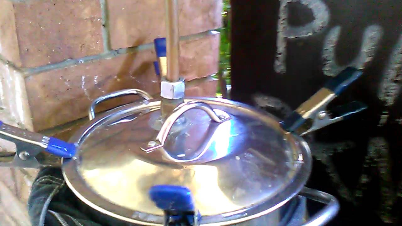 How do you make a homemade still?