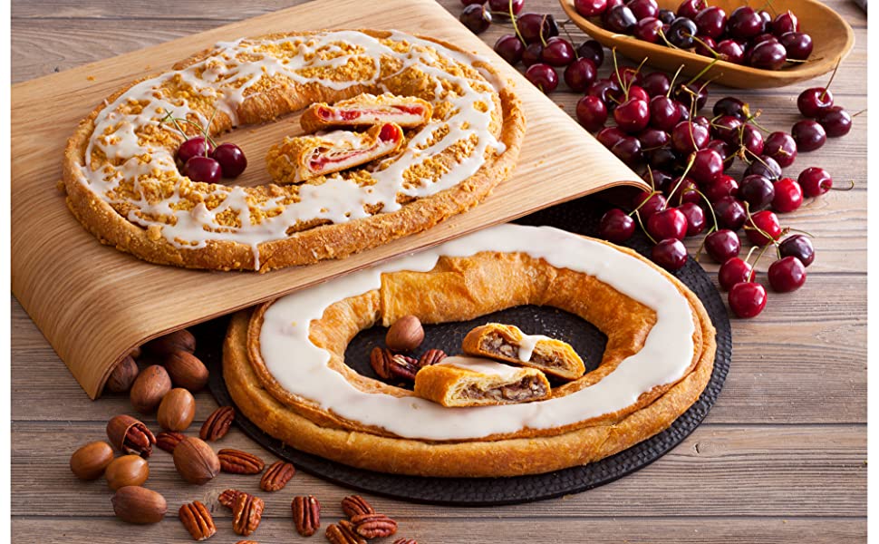 How do you serve Danish Kringle?
