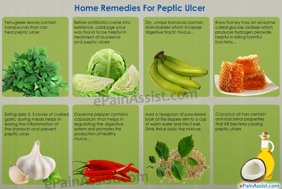 How long does it take cabbage juice to heal an ulcer?