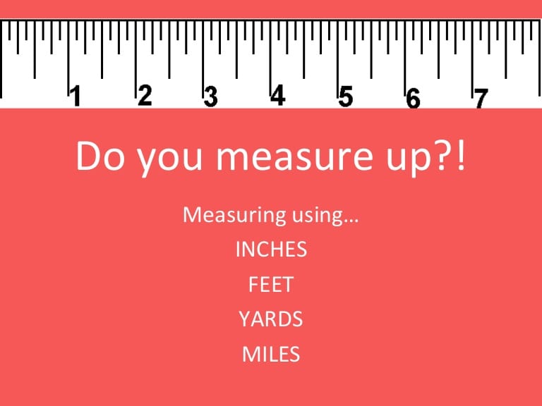 What are standard measurements?
