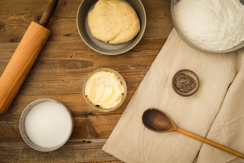 What are the 5 basic baking ingredients?