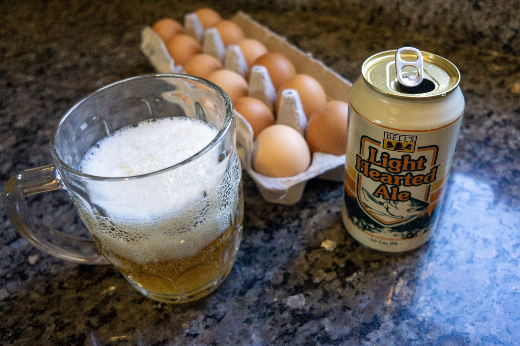 What is a beer with a raw egg called?