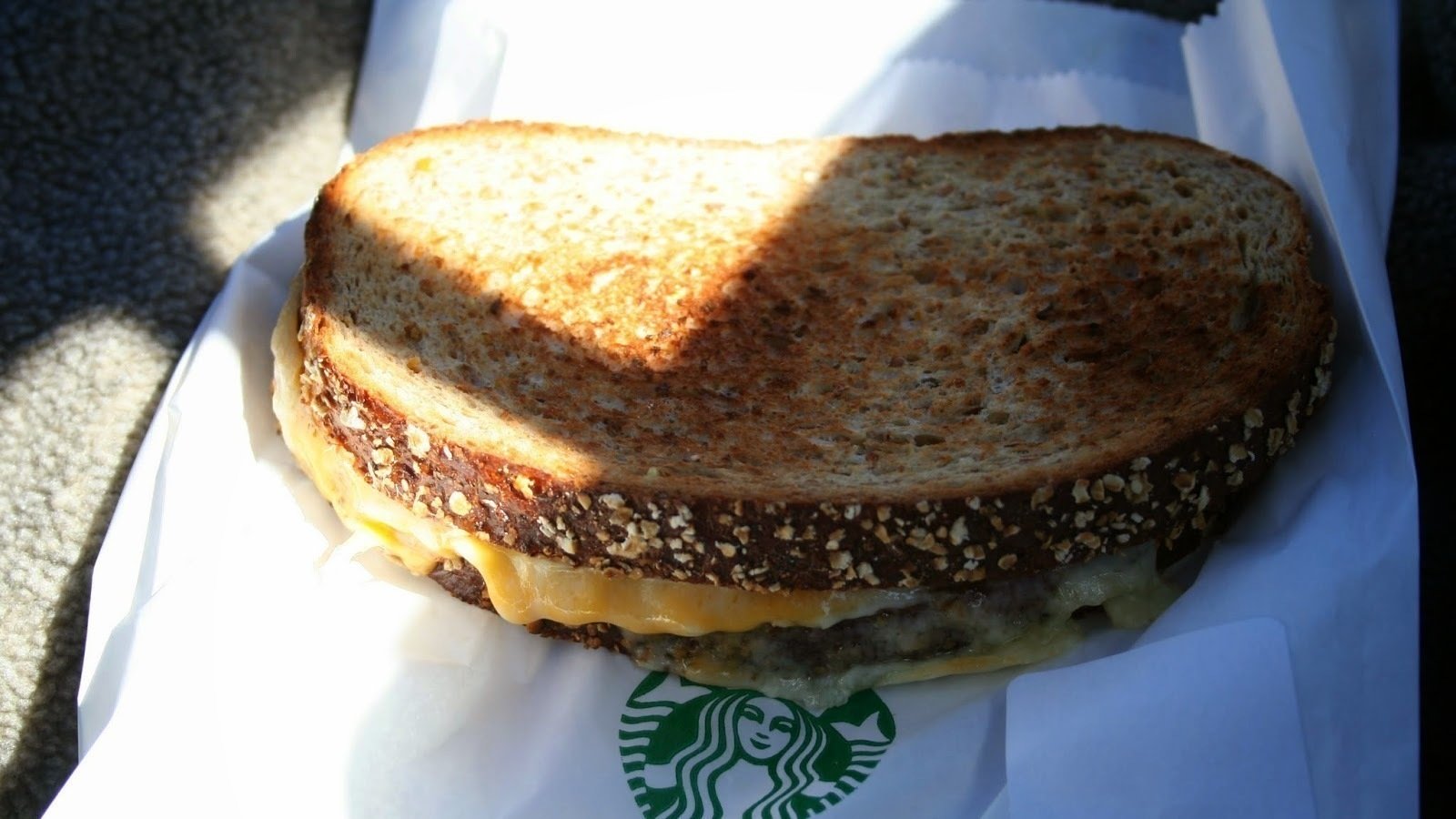 What kind of cheese is in the Starbucks grilled cheese?