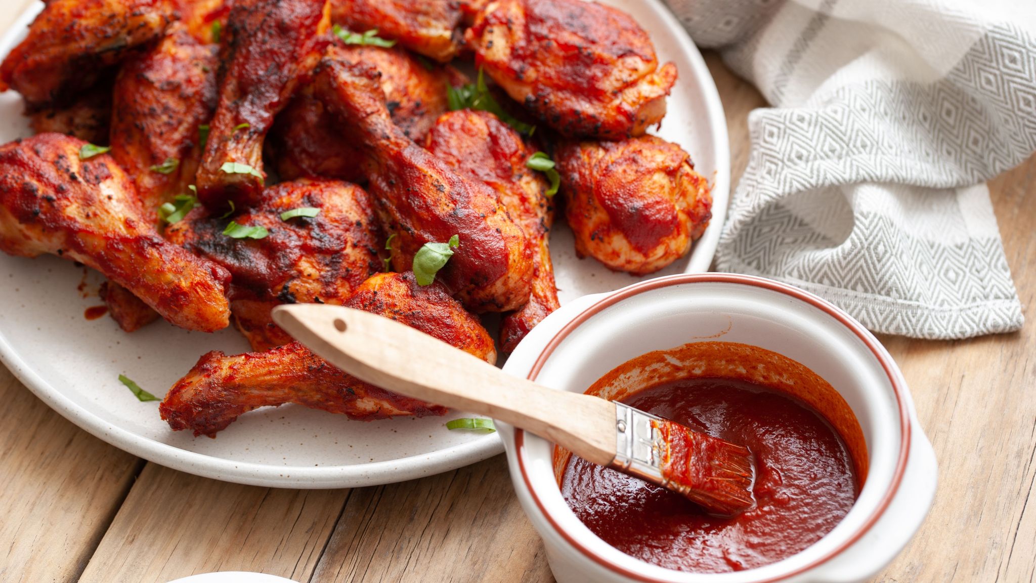 What tastes good with BBQ sauce?