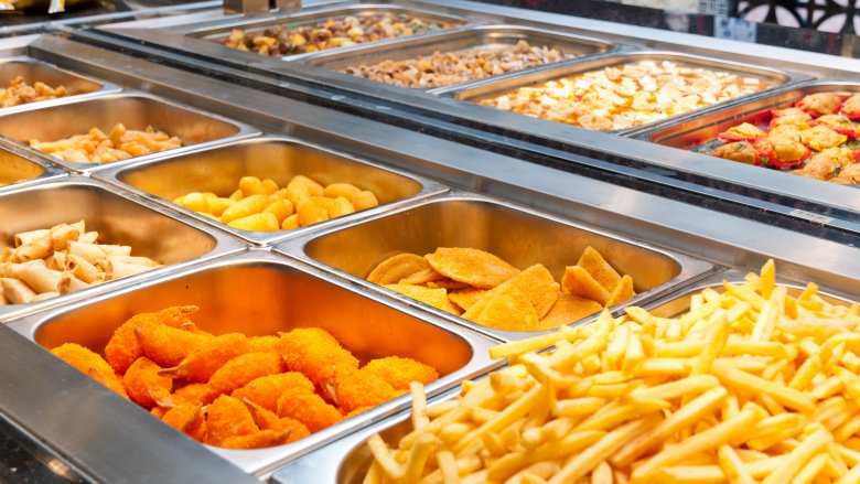 What happens if you take food from a buffet?