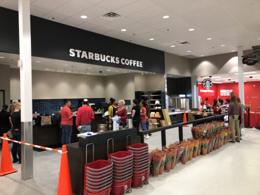 Are Target Starbucks real Starbucks?