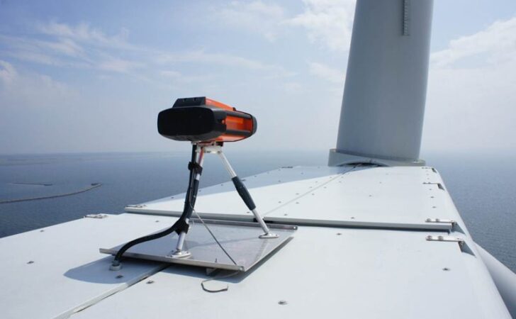 How does LiDAR measure wind speed?