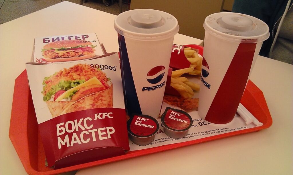 How many KFC are in Russia?