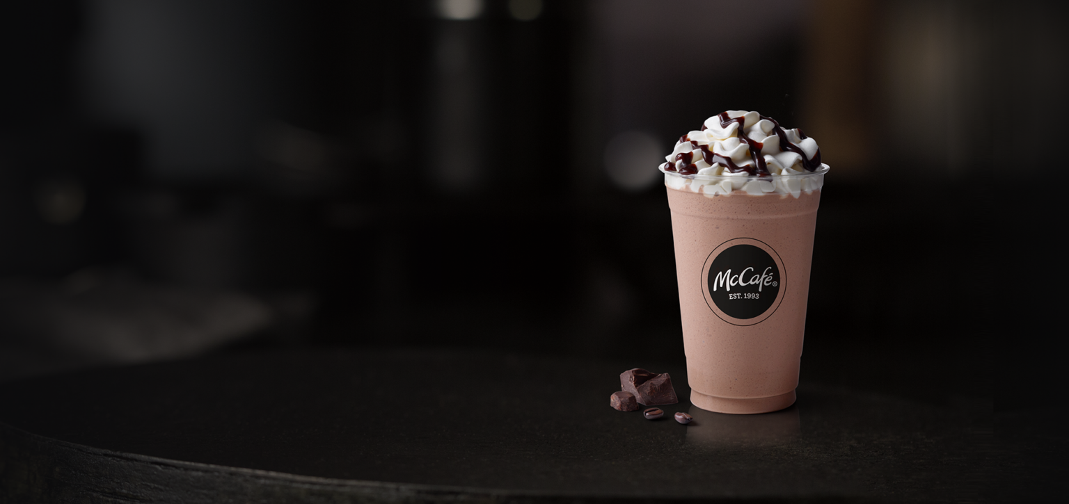 How many calories is a large mocha frappe from McDonald's?