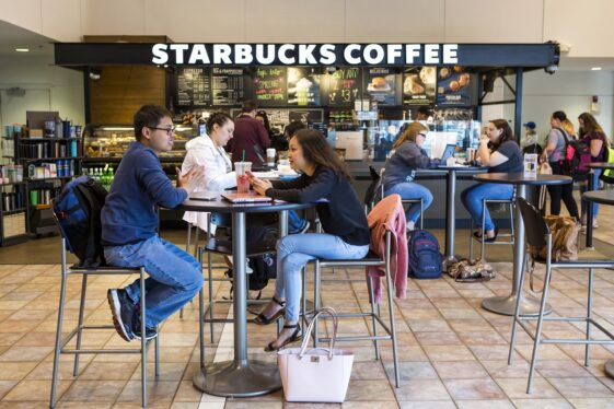 Is Starbucks flexible for college students?