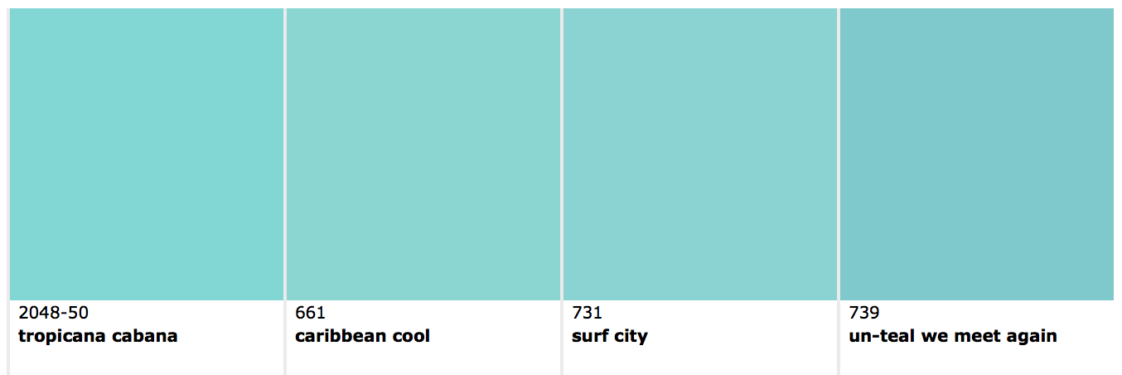 What Colour is Caribbean blue?