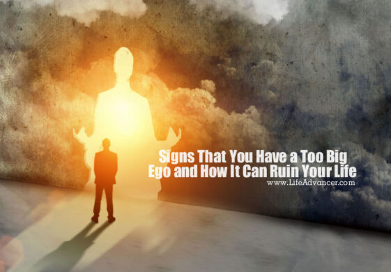 What are signs of a big ego?