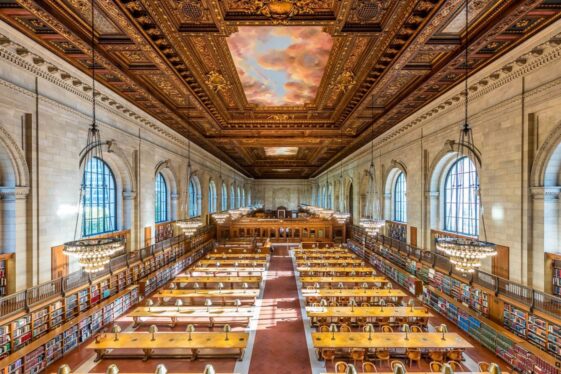 What floor is the Rose Reading Room on?