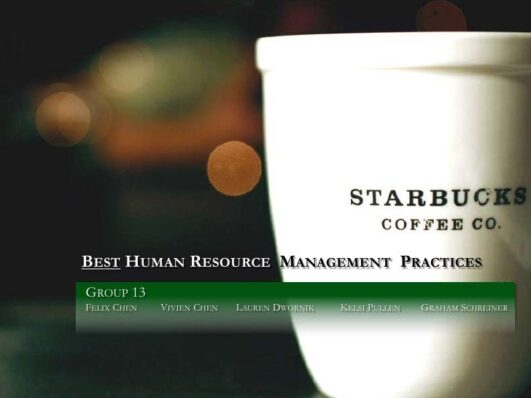 What is HR strategy at Starbucks?