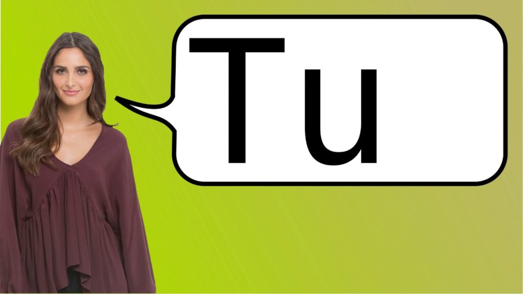What is TU in English from French?