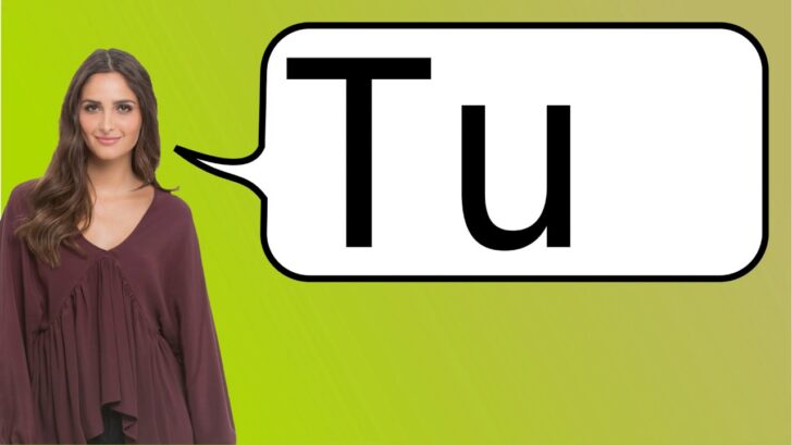 What is TU in English from French?