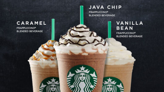 What is a coffee Frappuccino blended beverage?