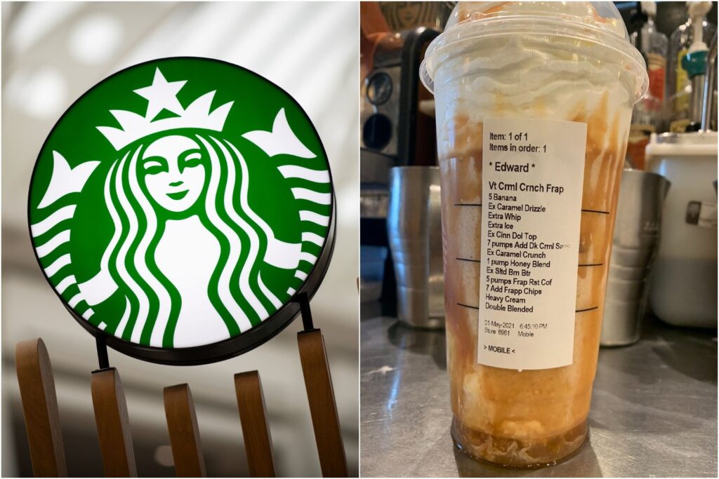 What is a complicated Starbucks order?