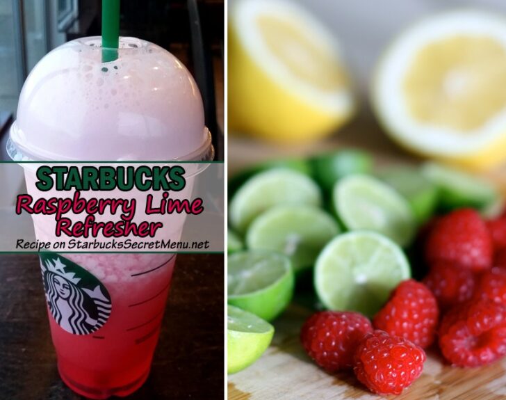 What is in the raspberry Refresher at Starbucks?