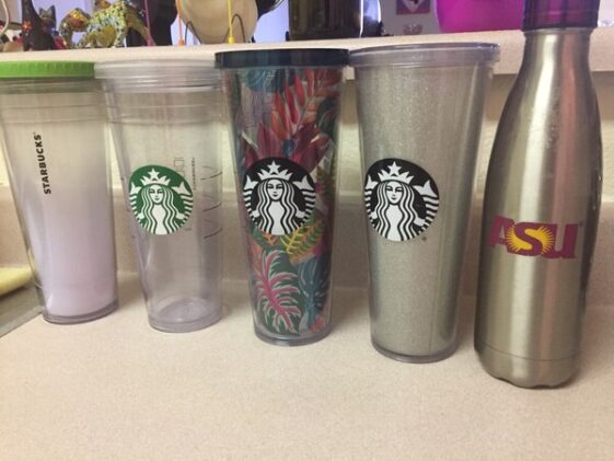 What size are Starbucks tumblers?