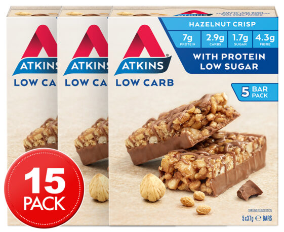 Do Atkins bars have carbs?