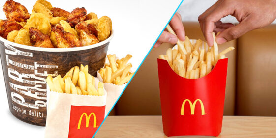 Does McDonalds have a bucket of fries?
