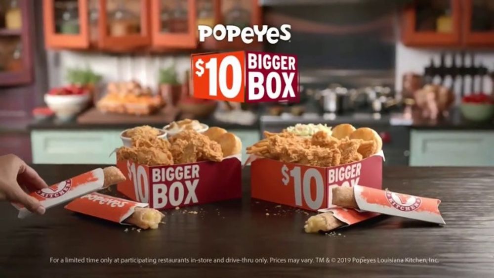 What comes in Popeyes $20 box?