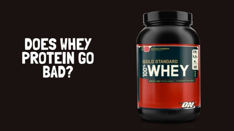 How do you know if whey protein has gone bad?