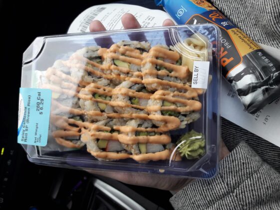 How many calories is 2 California rolls?