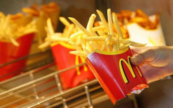 How many ingredients are in maccas fries?