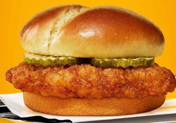 Is McDonald's chicken sandwich real chicken?