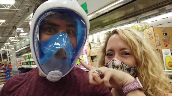 What are Costco masks made of?