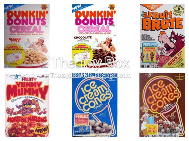 What cereals were popular in the 80s?