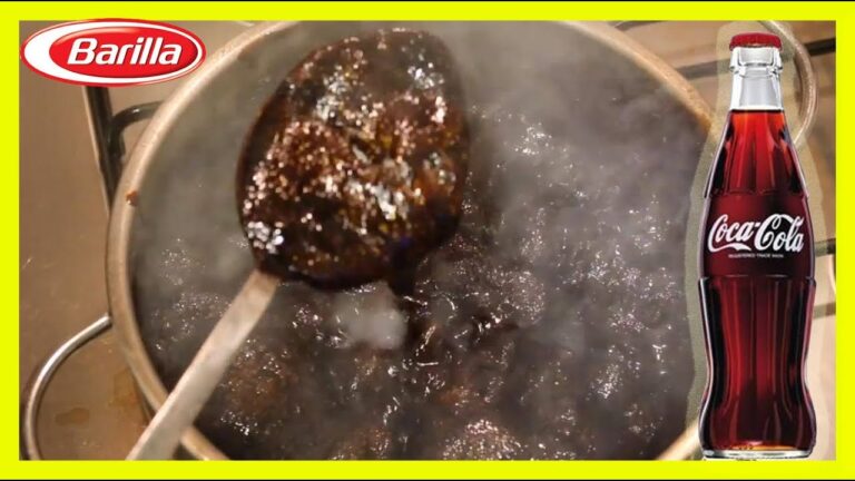What happens when you cook Coca Cola?