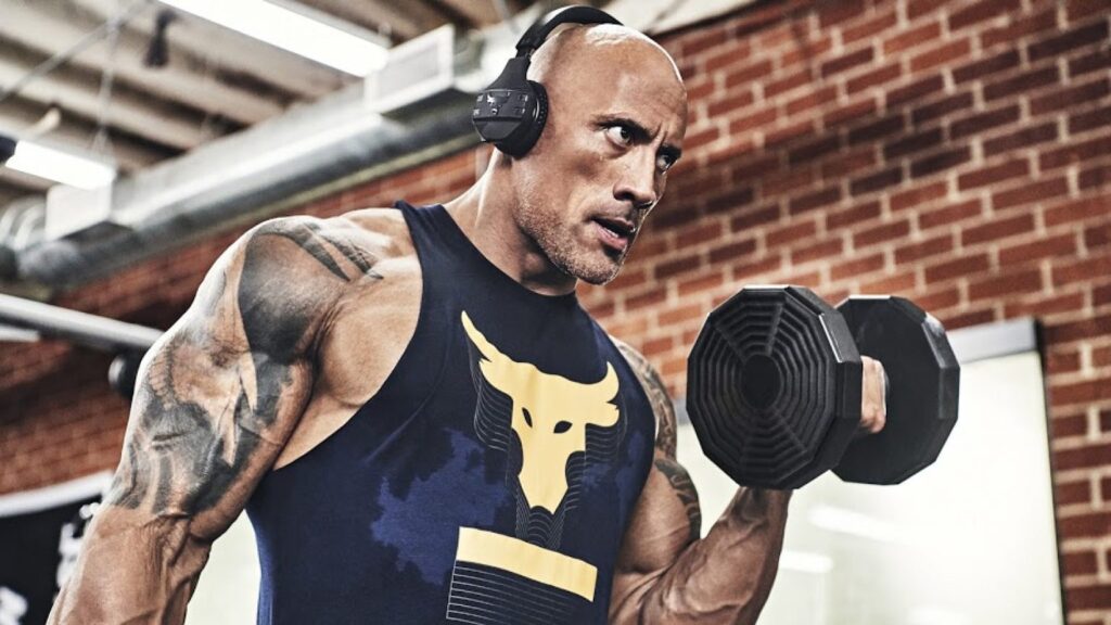 What is Dwayne Johnson's daily routine?