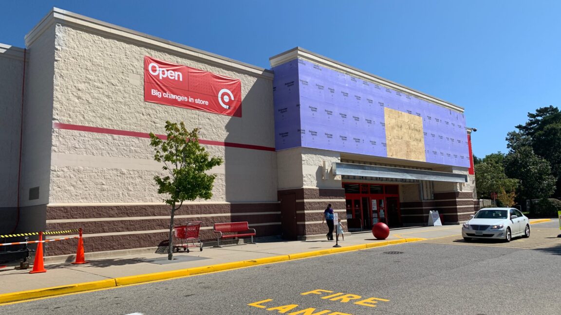 What is Target doing to their stores?