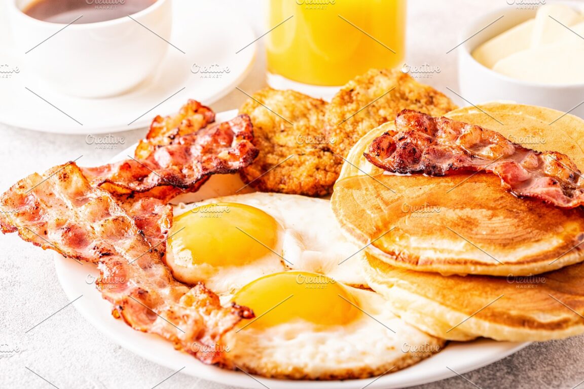 What is full American breakfast?