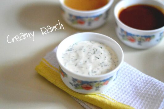 What is in Subway ranch sauce?