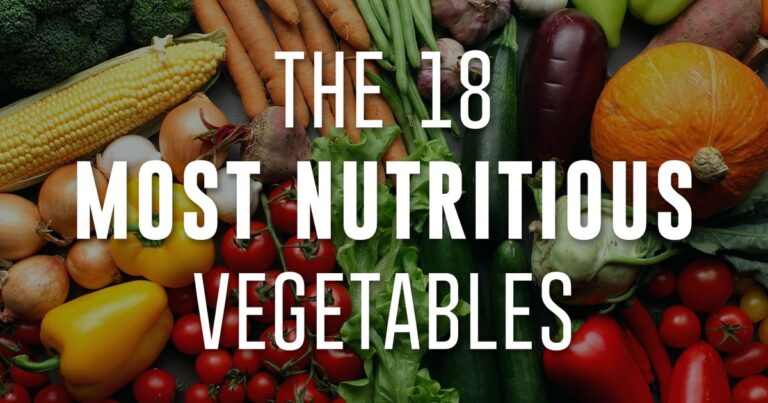 What is the most nutritious vegetable to eat?