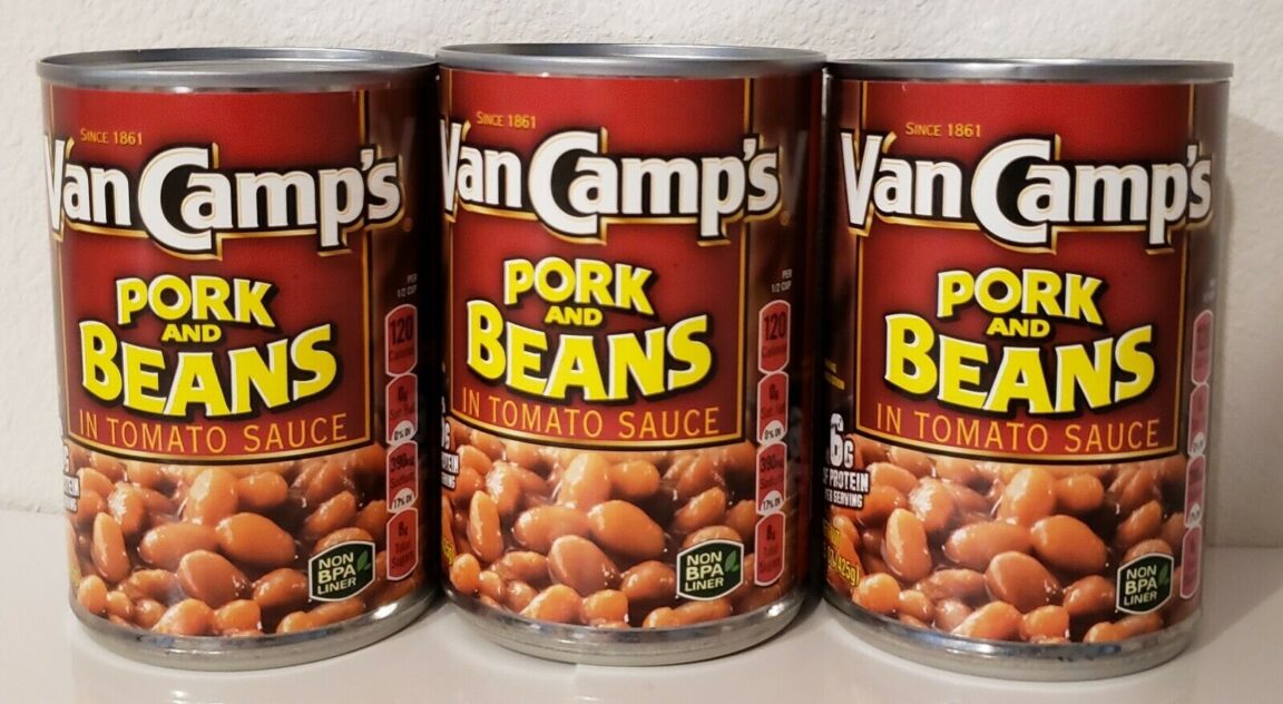 What kind of beans are in Van Camps pork and beans?