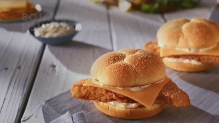 What kind of fish is in the Bojangles fish sandwich?