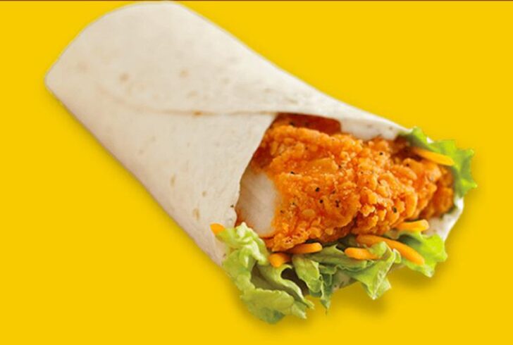 What's in a Wendy's chicken wrap?