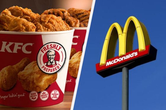 Who is bigger KFC or McDonalds?