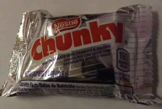 Who owns Chunky candy bar?