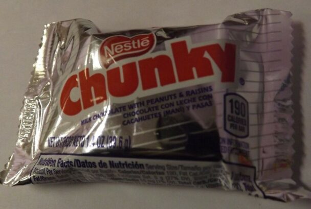 Who owns Chunky candy bar?