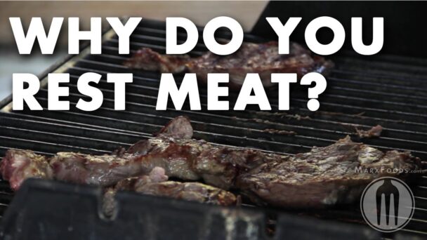 Why do we rest meat?