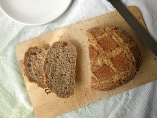 Why does my whole wheat bread taste bitter?